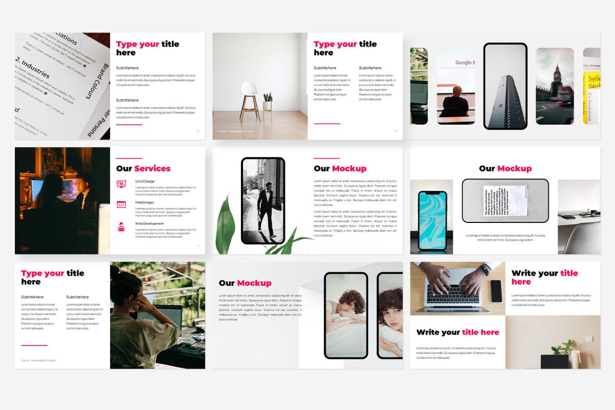 Caster - Google Slides Presentation Template | Nulivo Market